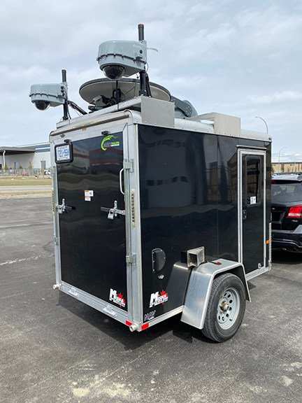 VIZ WEST Compact video operations & satellite communications trailer ...